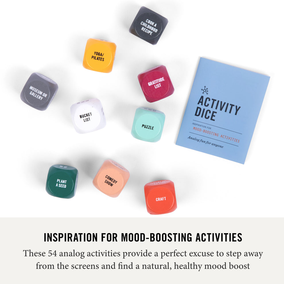 Activity Dice - Inspiration for Mood-Boosting Activities – Two Tumbleweeds