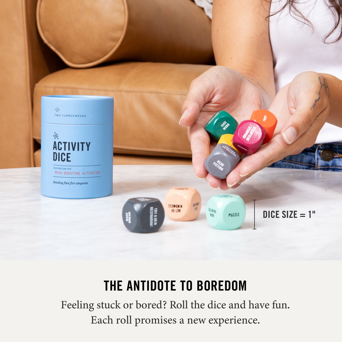Activity Dice – The Original Inspiration Dice with 54 Screen-Free ...