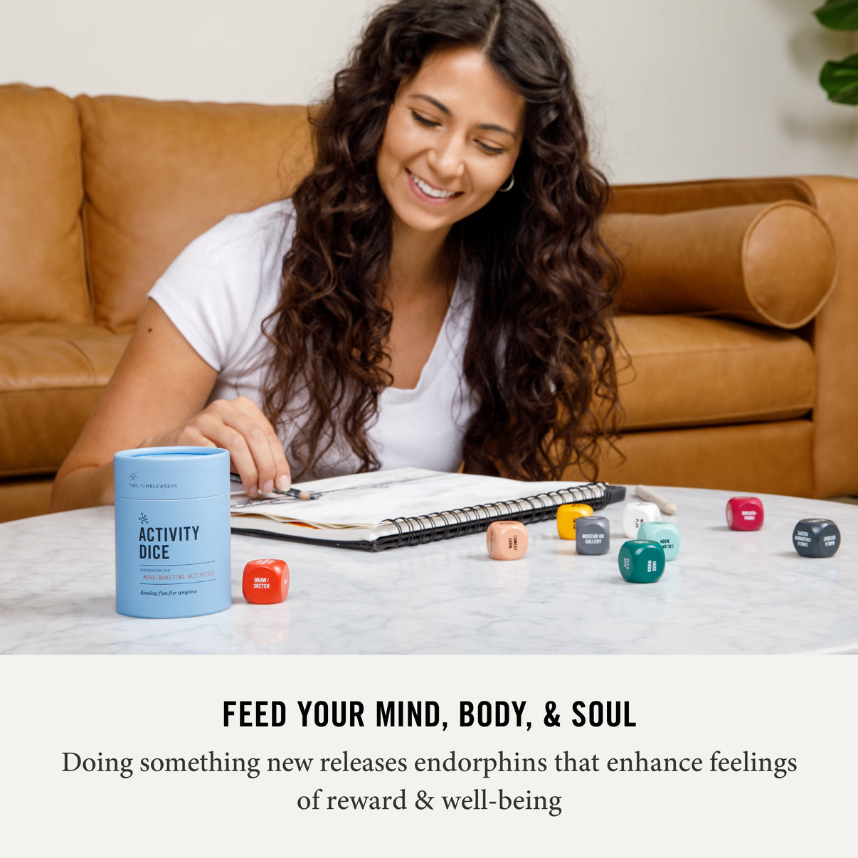 Activity Dice - Inspiration for Mood-Boosting Activities – Two Tumbleweeds