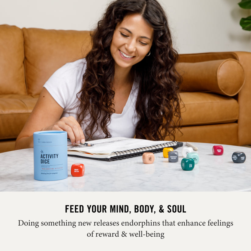 Activity Dice - Inspiration for Mood-Boosting Activities – Two Tumbleweeds